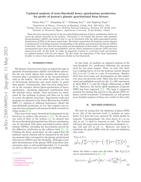 Pdf Updated Analysis Of Near Threshold Heavy Quarkonium Production For Probe Of Protons