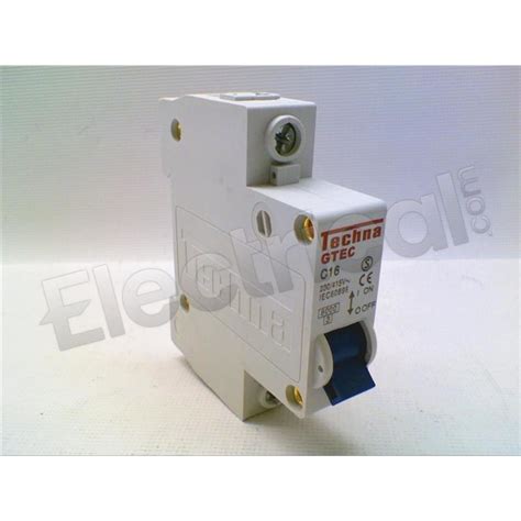 Techna Gtec 1c 16 Molded Case Circuit Breaker