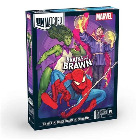 Настольная игра Unmatched Marvel: Brains and Brawn (Битва Легенд Марвел ...