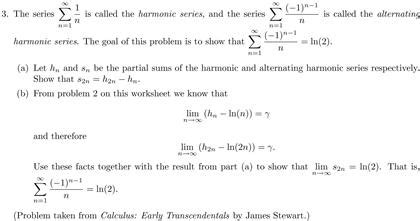 The Series 1 N Is Called The Harmonic Series And Chegg Com