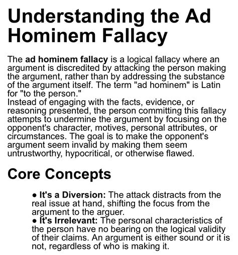 Ad Hominem Fallacy Album On Imgur