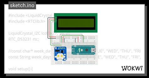 Ds3231 Lcd 시계 Wokwi Esp32 Stm32 Arduino Simulator Ds3231 Lcd 시계 Wokwi Esp32 Stm32 Arduino Simulator