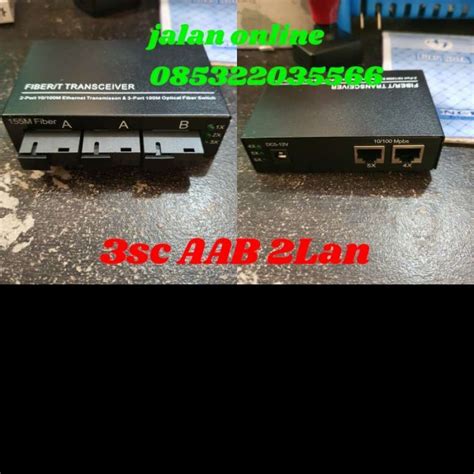 Jual Media Converter 1 2 3 4 6 Port Fo Ethernet Fiber Switch Htb Di Seller CV