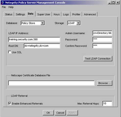 Policy Server Failover