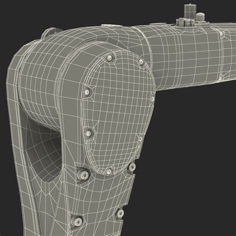 Maya 용으로 리깅 된 일반 산업용 로봇 암 3d 모델 99 Ma Free3d