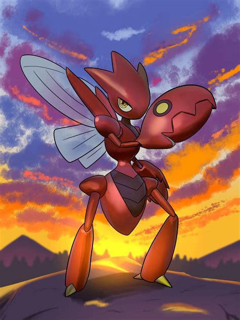 Scizor Pokemon Drawn By Redamber Danbooru