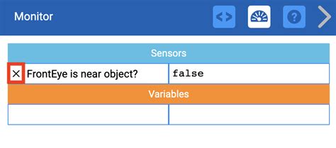 Monitoring Variable And Sensing Values In Vexcode Vr Vex Library
