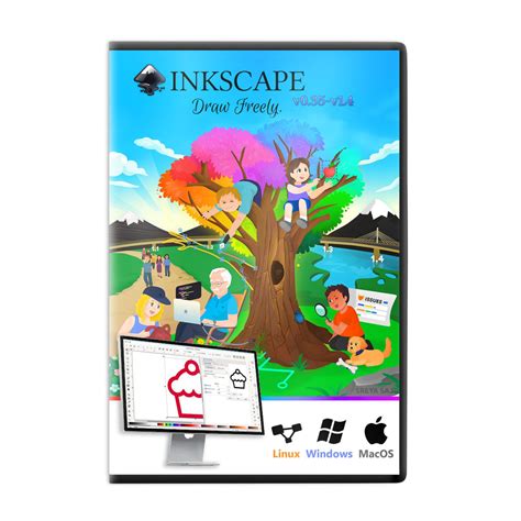 Inkscape Graphics Software Free Instant Download Mac And Pc Swing