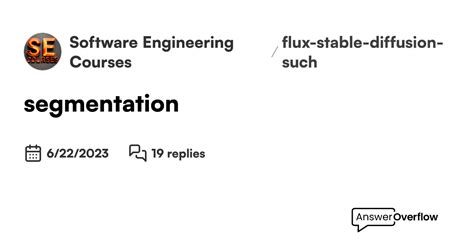 Segmentation Software Engineering Courses Secourses
