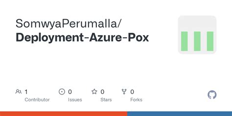 GitHub SomwyaPerumalla Deployment Azure Pox