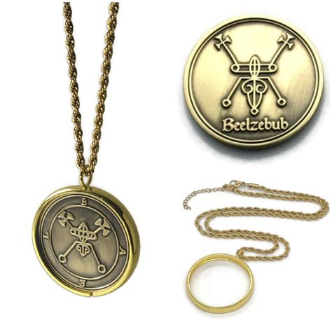 Bael Baalzebub Beelzebub Demon Sigil Ars Goetia 1fitall Bezel Neckla