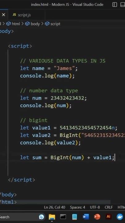 Bigint Adding With Simple Number Youtube