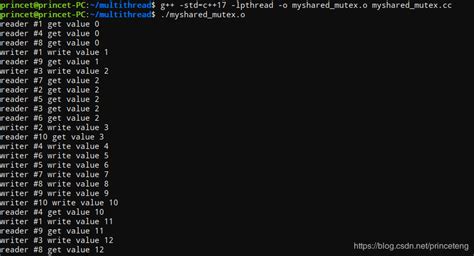 C 多线程读写锁shared lock shared mutex Chen沉尘 博客园