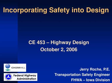 Ppt Incorporating Safety Into Design Powerpoint Presentation Free Download Id6385945