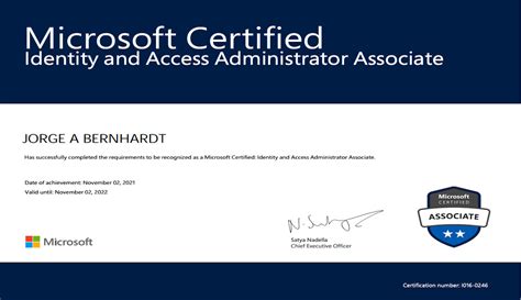 Jorge Alberto Bernhardt On Linkedin Certification Microsoftcertified Microsoft Security