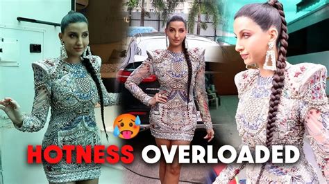 Uff🔥 Nora Fatehi Sizzles And Flaunts Her Curves In A Short And Bold Outfit😍🔥