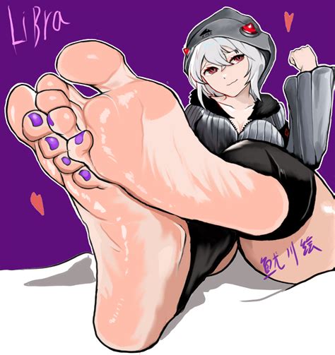 You Chuan Hui Libra Mental Omega Command Conquer Highres 1girl Barefoot Breasts