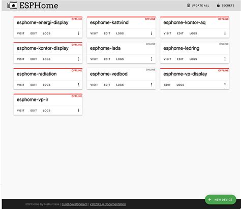 Since Ha 20233 Upgrade Most Of My Esphome Devices Are Shown As Offline Esphome Home