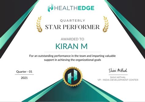 Kiran Chowdary On Linkedin Its Always Good To Be Part Of The Company Where You Get Recognized…