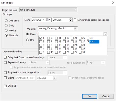 Value Does Not Fall Within The Expected Range Task Scheduler