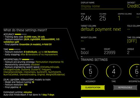Experiment Settings — Using Driverless Ai 1810 Documentation
