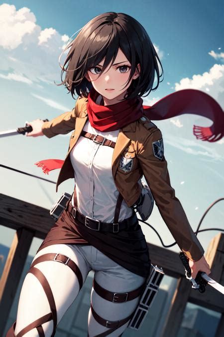 Mikasa Ackerman ミカサ・アッカーマン Shingeki No Kyojin V10 Stable