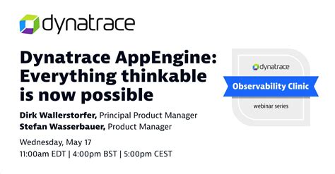 Dynatrace On Linkedin In The Next Observability Clinic On May 17 At 11 Am Edt Andreas Grabner…