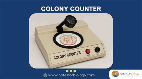 Colony Counter Types Principle Parts Uses Examples Best Biology Notes Reference Articles