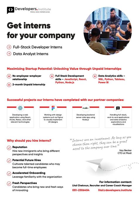 Developersinstitute On Linkedin Internships Startup