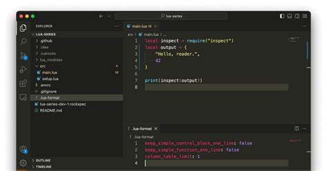 My Opinionated Approach Of A Lua Project Setup Part 1 Of A Planned