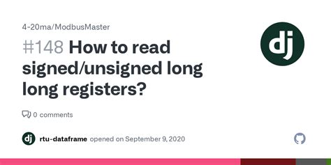 How To Read Signed Unsigned Long Long Registers Issue 148 4 20ma
