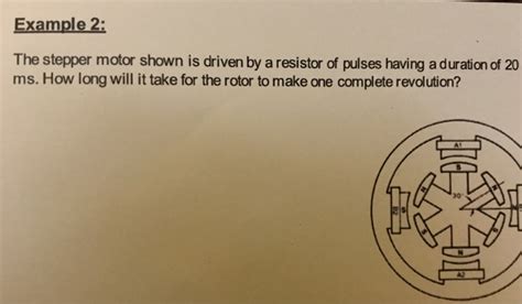 Solved Example 3 A Stepper Motor Rotates 18 Per Step It