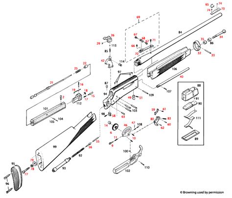 Browning® Blr 81 Schematic Brownells Uk