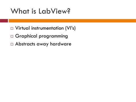 PPT LabView Demo PowerPoint Presentation Free Download ID