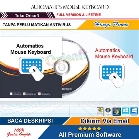 Jual Automatic Mouse Dan Keyboard 612 Full Lifetime Shopee Indonesia