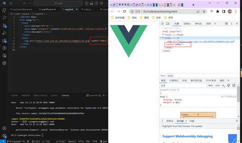 The Behavior About Width Or Height Attribute Of Is Not Diffrent Between Vue And Original Html
