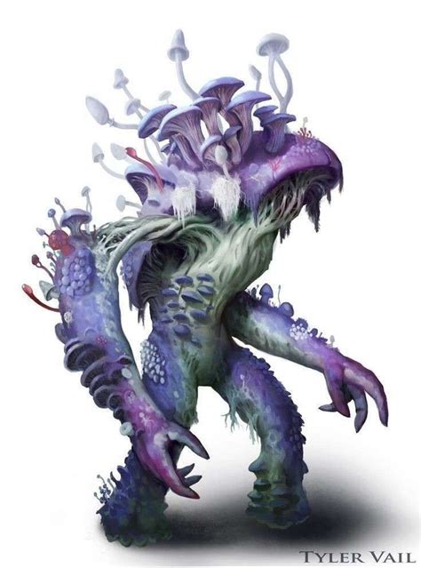 Mushroom Humanoid Em 2024 Monstros Criaturas Escuras Criaturas