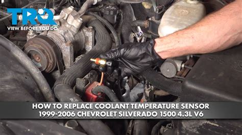 How To Replace Coolant Temperature Sensor 1999 2006 Chevrolet Silverado 1500 43l V6 1a Auto