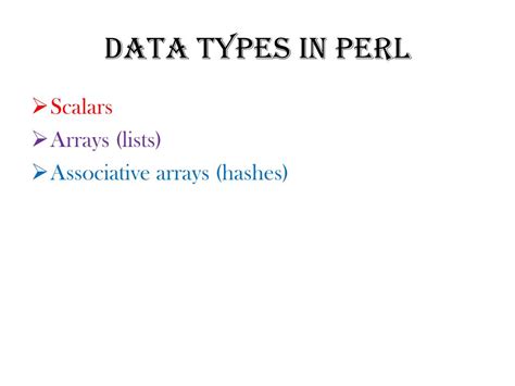 ppt perl practical extraction reporting language powerpoint presentation id 4420324