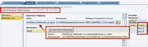 Dynamic Extended Receiver Determination Sap Pipo Sap Integration Hub