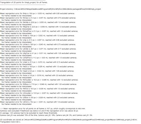 How To Reduce Reprojection Error My Camera Calibration With Scene · Issue 33 · Perfanalytics