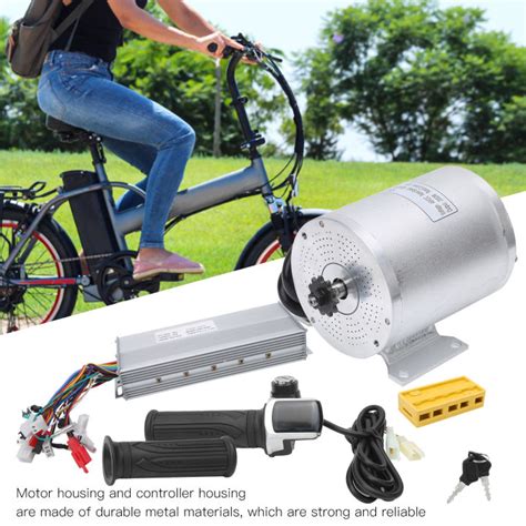 แปรงไฟฟ้าแปรงมอเตอร์ชุดมอเตอร์ E จักรยานชุดมอเตอร์ E Bike Conversion Kit 48v Dc พร้อมชุด