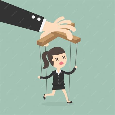 Free Vector Boss Manipulating An Employee