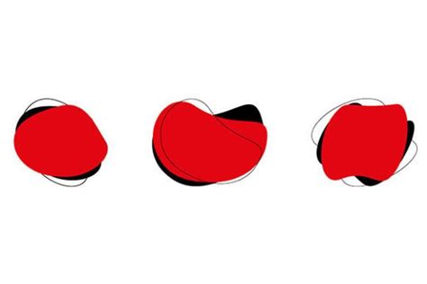 Black And Red Colored Abstract Blobs Graphic By Giorgadzephotography · Creative Fabrica