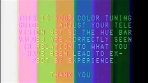 Color Bar Experience Youtube