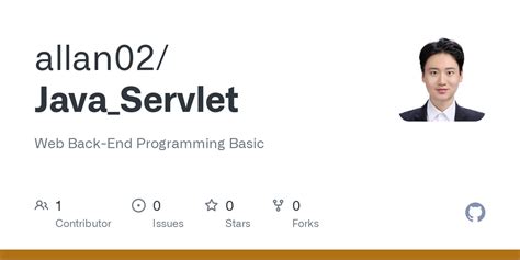 github allan02 java servlet web back end programming basic