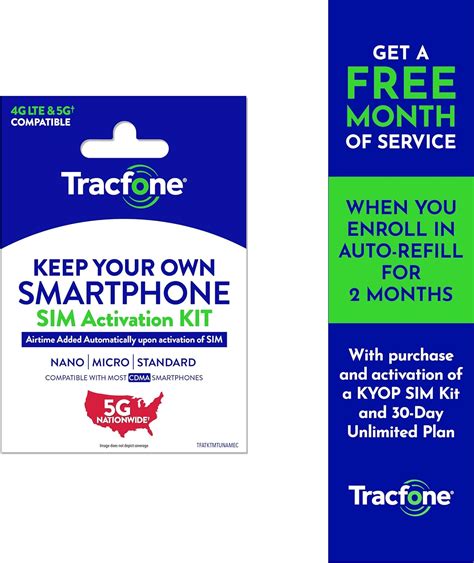 Amazon Com Tracfone Prepaid Sim Card Kit Universal Cell Phones Accessories