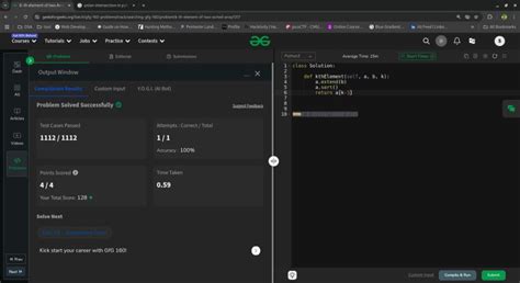 Codingchallenge Dsa Geeksforgeeks Keeplearning Subadevan C