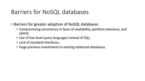 introduction to nosql database systems ppt download