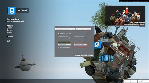 Steam Voice Settings Button Does Not Function · Issue 5498 · Facepunchgarrysmod Issues · Github